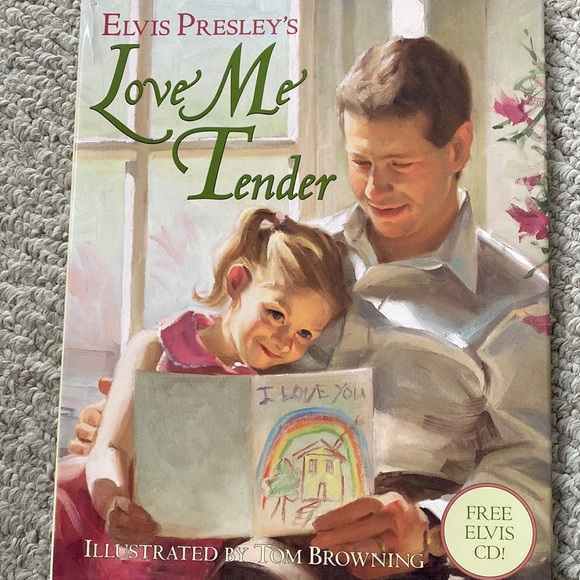 Other | Elvis Presleys Love Me Tender Book With Jacket And Cd | Poshmark